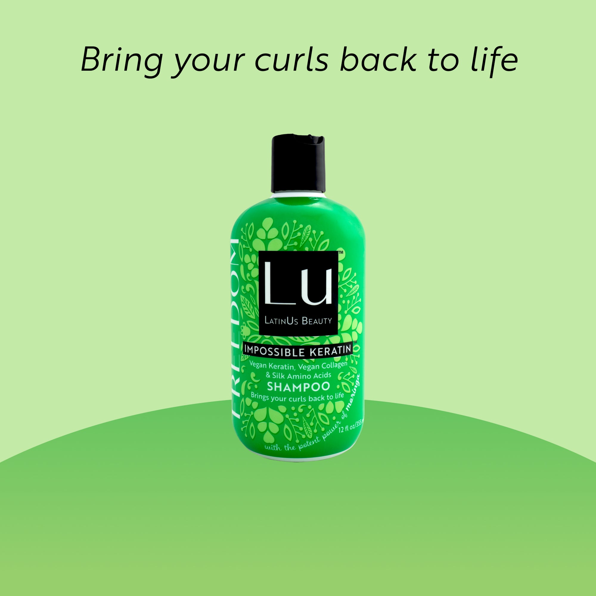 Freedom Shampoo with Moringa Seed Oil & Vegan Keratin – LatinUs Beauty