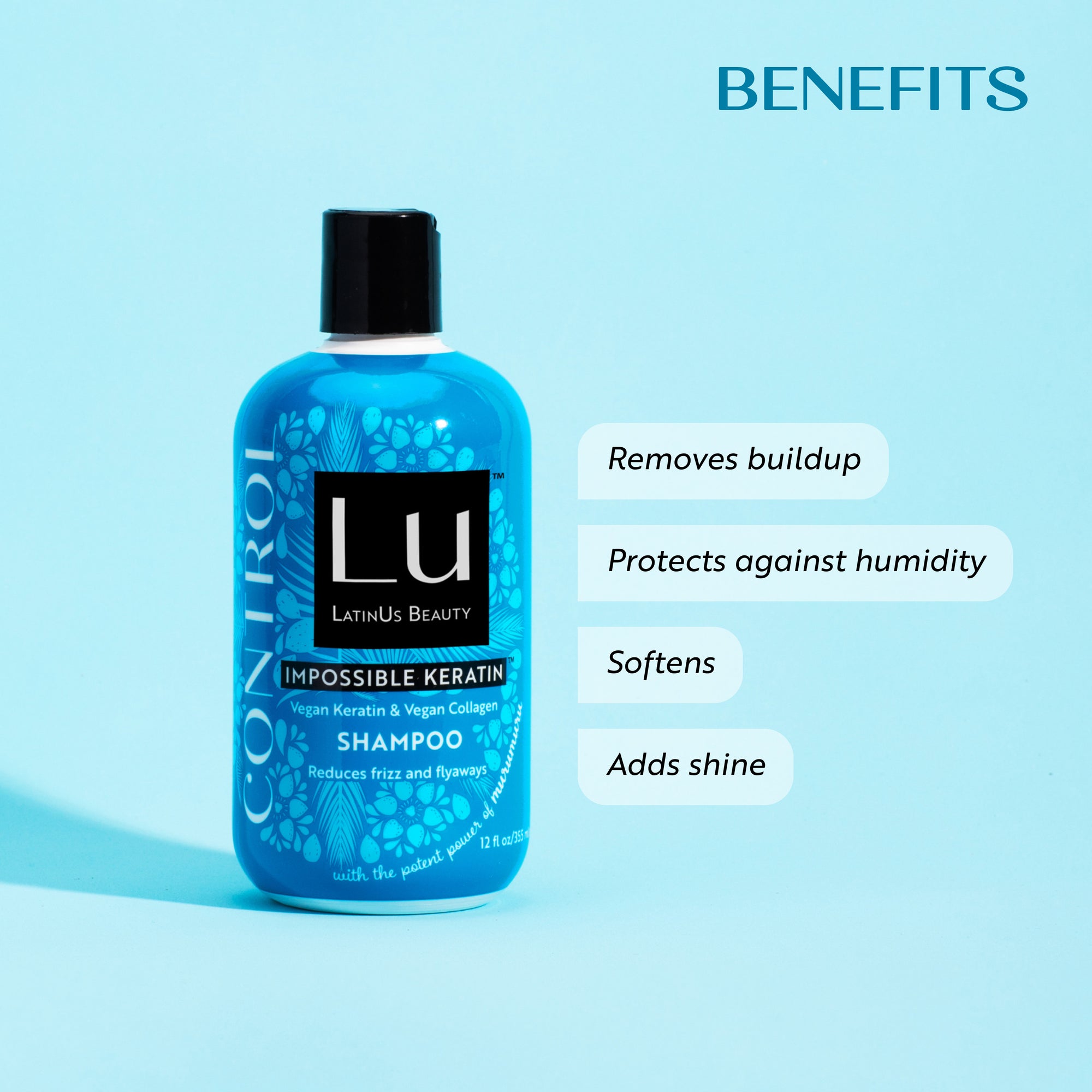 Control Shampoo with Murumuru Butter & Vegan Keratin – LatinUs Beauty