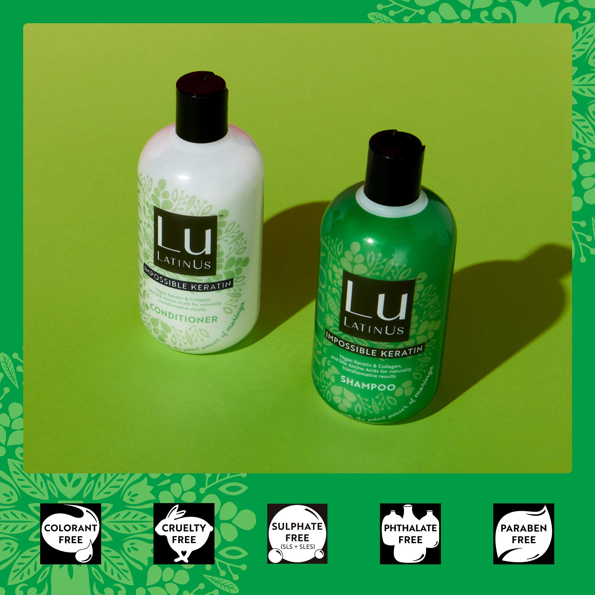 Freedom Bundle: Shampoo and Conditioner with Moringa Seed Oil & Vegan ...