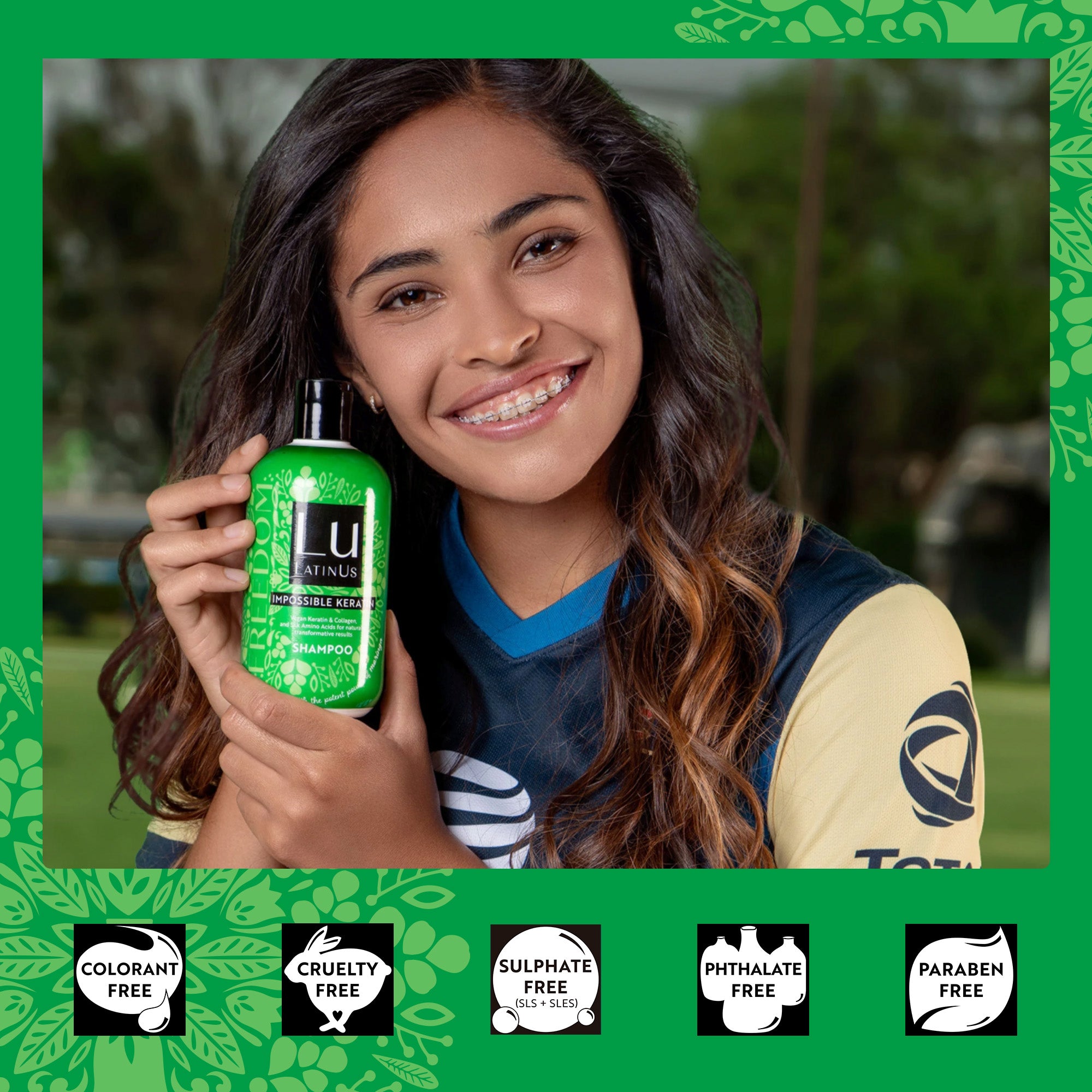 Freedom Shampoo with Moringa Seed Oil & Vegan Keratin – LatinUs Beauty