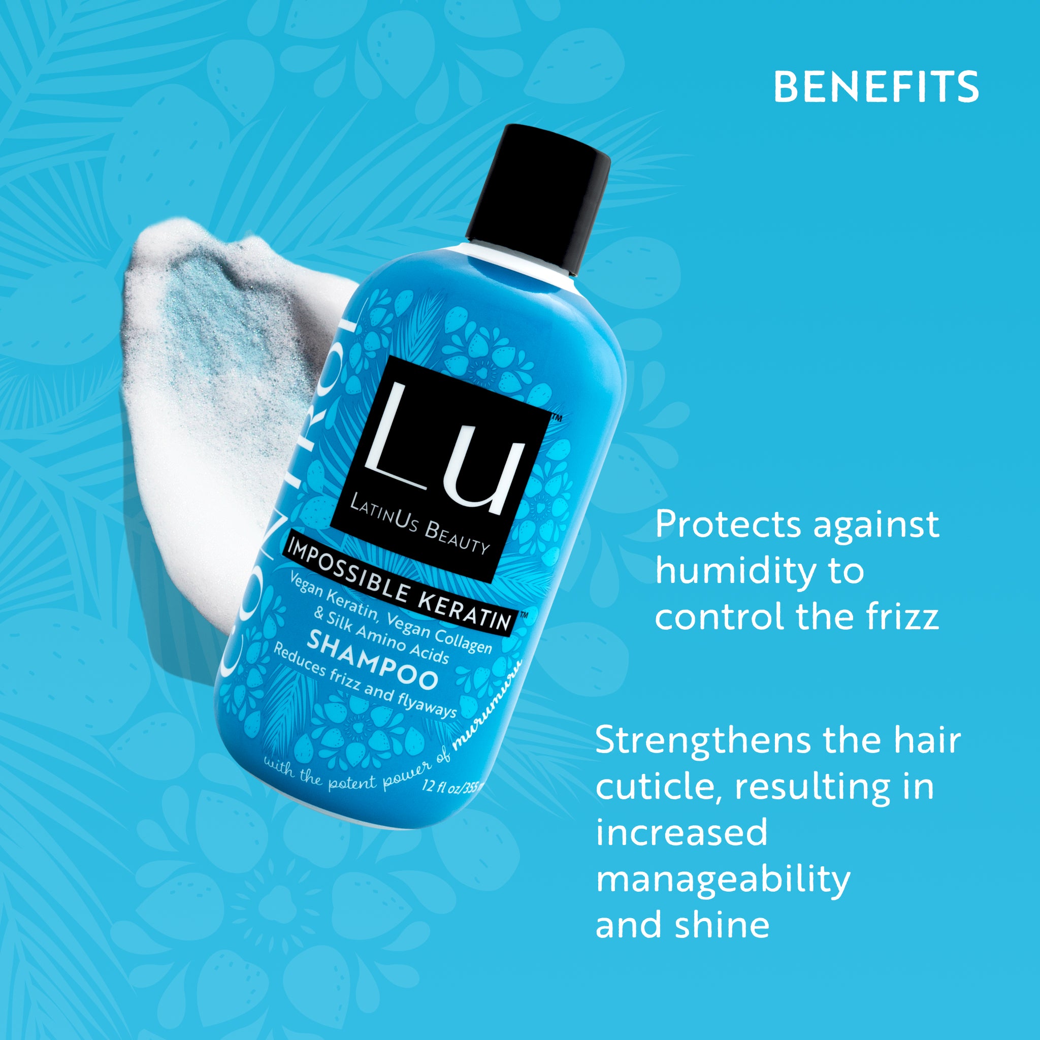 Control Shampoo with Murumuru Butter & Vegan Keratin – LatinUs Beauty